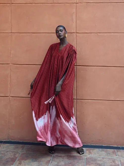 FLAUNT ARCHIVE Suri Silk Caftan
