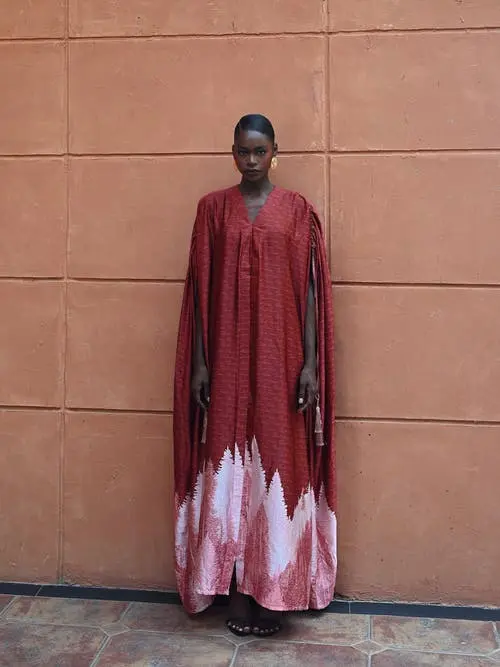 FLAUNT ARCHIVE Suri Silk Caftan