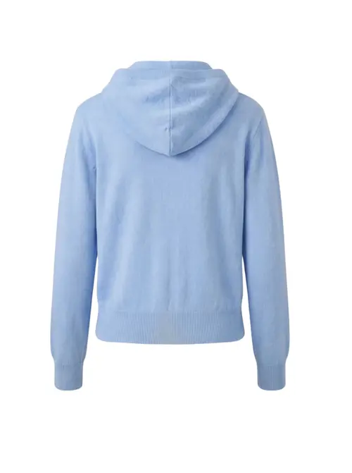 LOVE ALL TENNIS Courtside Cashmere Zip-up Hoodie - Blush