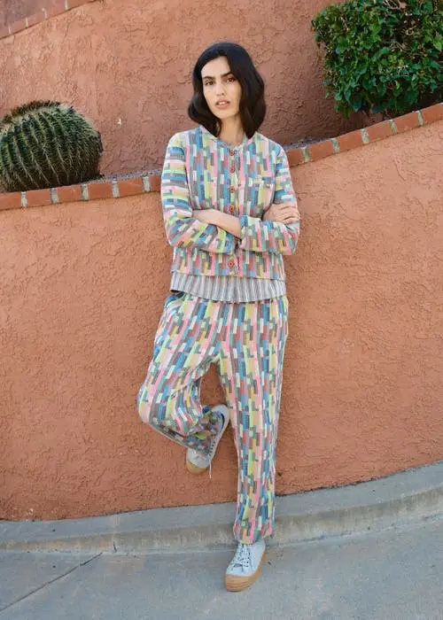 Ace & Jig Maira Crew Neck Cardigan - Trivia