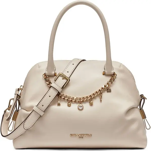 Karl Lagerfeld Paris Charlaine Cotton Satchel Bag