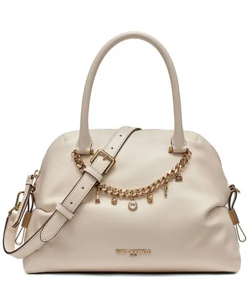 Karl Lagerfeld Paris Charlaine Cotton Satchel Bag
