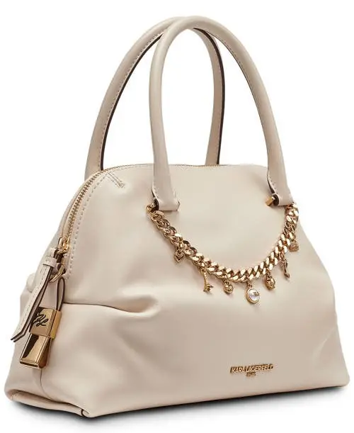 Karl Lagerfeld Paris Charlaine Cotton Satchel Bag