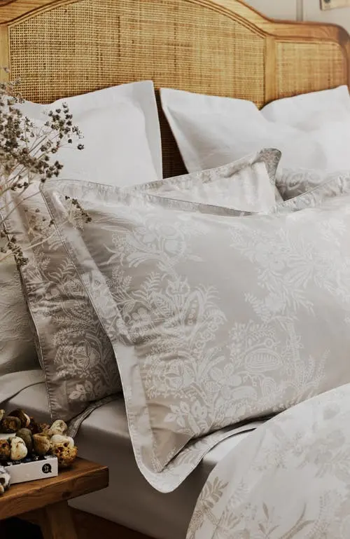 CHRISTY Beatrice Luxury Cotton Percale Jacquard Duvet Cover Sets