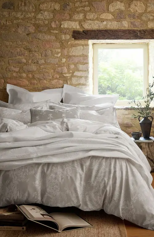 CHRISTY Beatrice Luxury Cotton Percale Jacquard Duvet Cover Sets