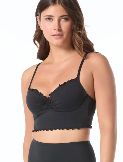 COCO REEF Dd-cup Ruffle Edge Bikini Top