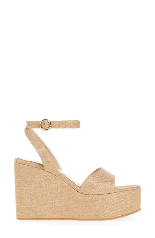 GIANVITO ROSSI Ankle Strap Wedge Sandals