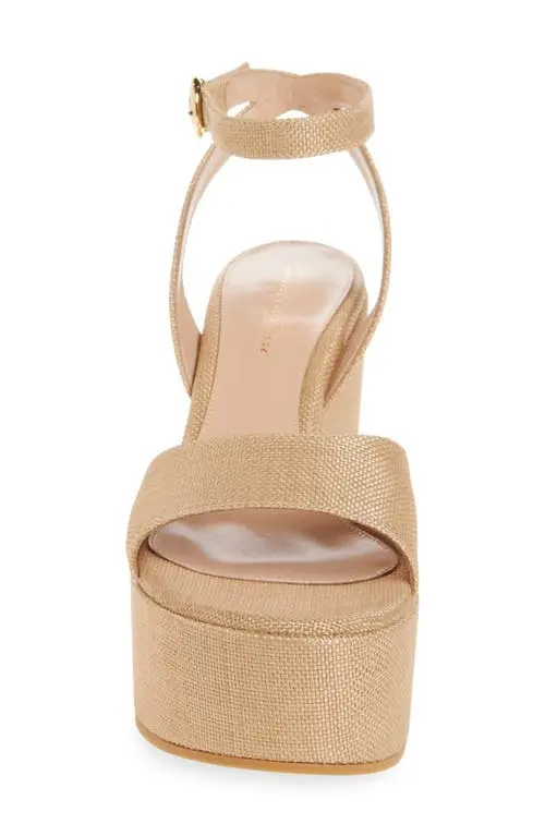 GIANVITO ROSSI Ankle Strap Wedge Sandals