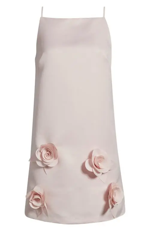 LUCY PARIS Dakota Floral Appliqué Cocktail Dress