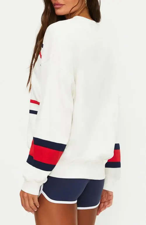 Beach Riot Devyn Oversize Sweatshirt - Firework Colorblock