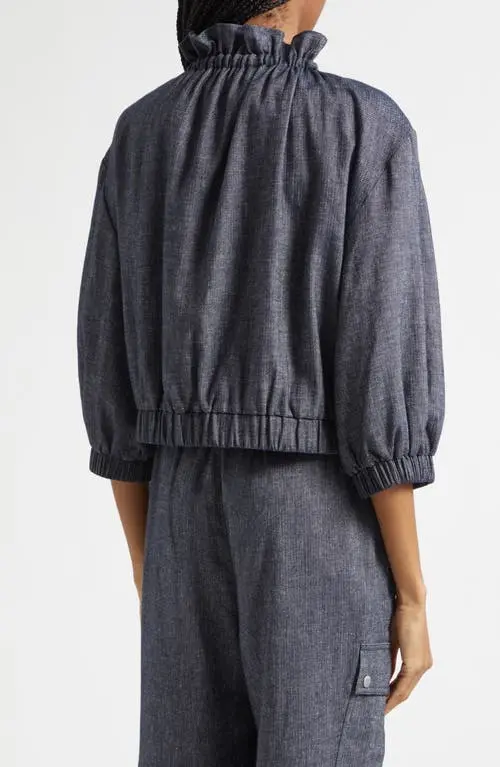 Cinq À Sept Kaylie Linen & Cotton Jacket