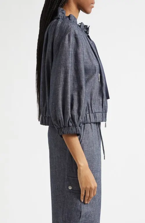 Cinq À Sept Kaylie Linen & Cotton Jacket