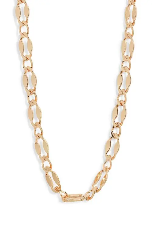 Nordstrom Figaro Link Necklace - Gold