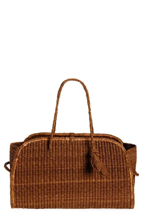 Jacquemus Le Grand Turismo Raffia Bowling Bag