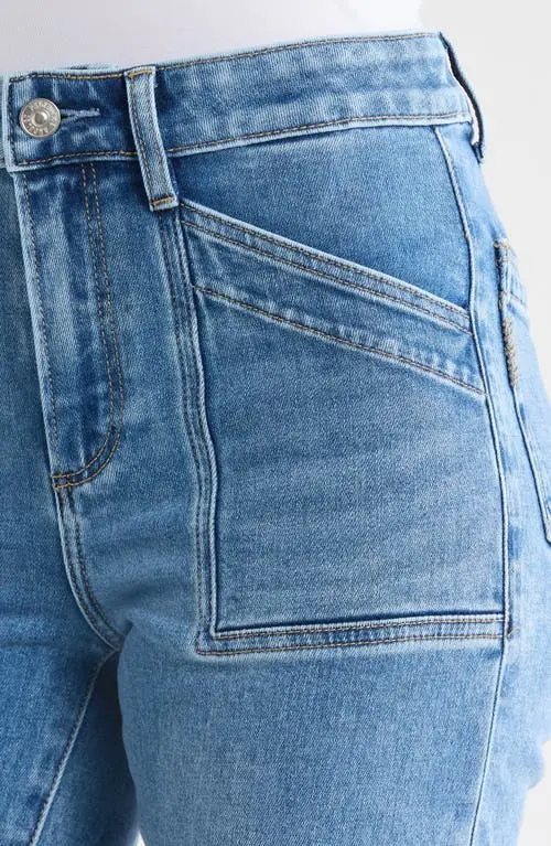 Paige Quincy Ankle Straight Leg Jeans