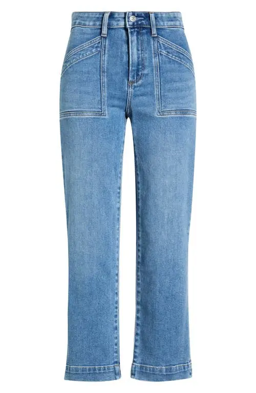 Paige Quincy Ankle Straight Leg Jeans