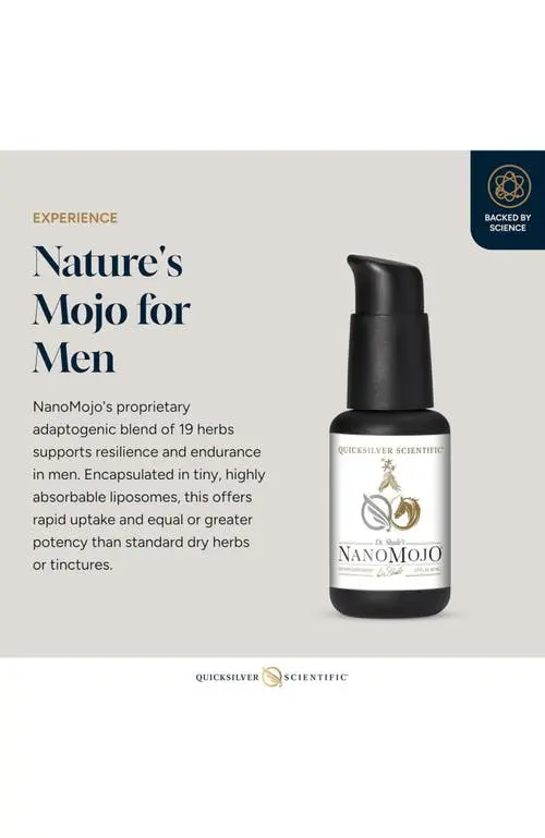 QUICKSILVER SCIENTIFIC Nanomojo Adaptogenic Epimedium Rhodiola And Ginseng Supplement - None