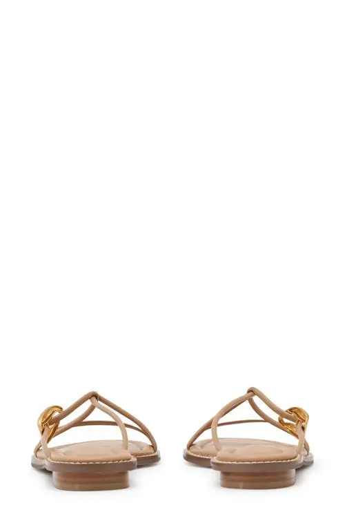 REISS Raina Slide Sandal With Hardware Detail - Rainanude