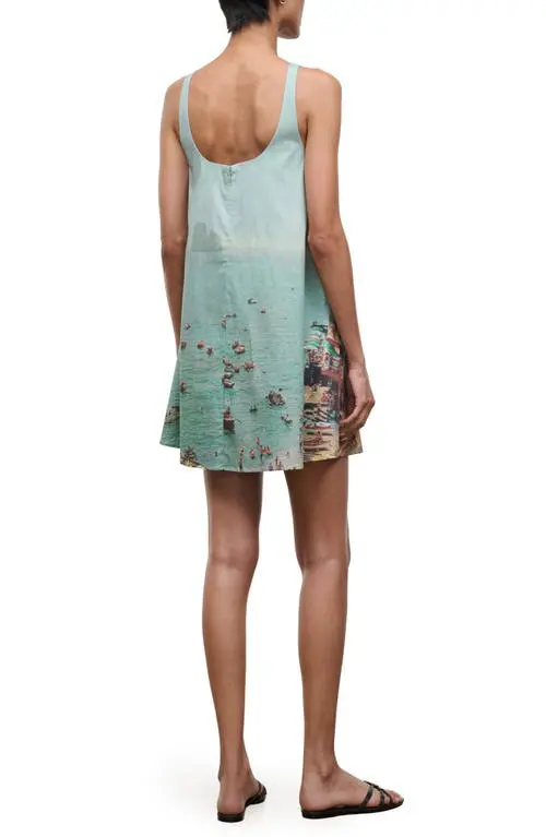 Staud Brio Print Mini Shift Dress - Endless Summer