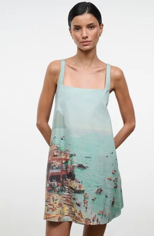 Staud Brio Print Mini Shift Dress - Endless Summer