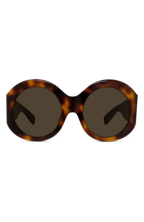 Givenchy Cocoon Round Frame Sunglasses - Blonde Havana/brown