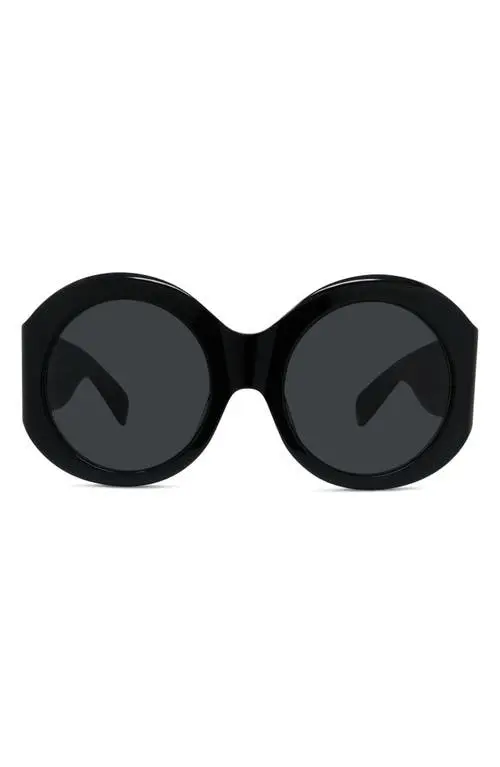 Givenchy Cocoon Round Frame Sunglasses - Shiny Black/smoke