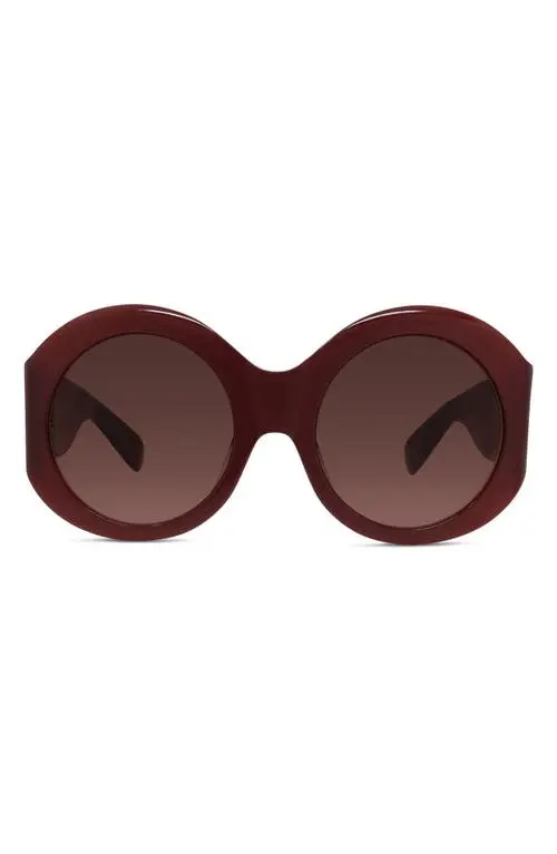 Givenchy Cocoon Round Frame Sunglasses - Shiny Bordeaux/gradient