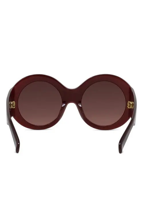 Givenchy Cocoon Round Frame Sunglasses - Shiny Bordeaux/gradient