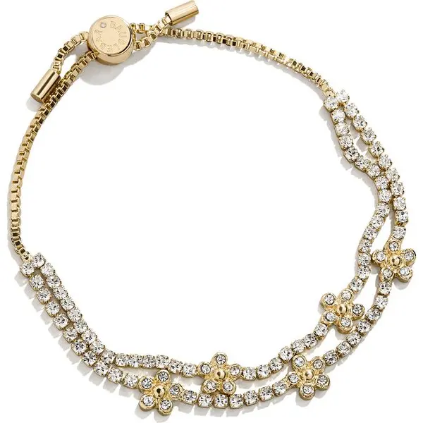 Baublebar Mama And Mini Flower Bracelet Set - Clear