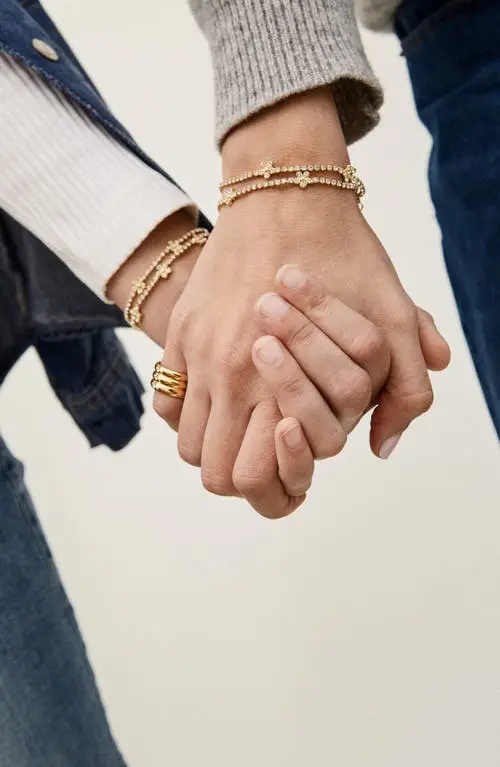 Baublebar Mama And Mini Flower Bracelet Set