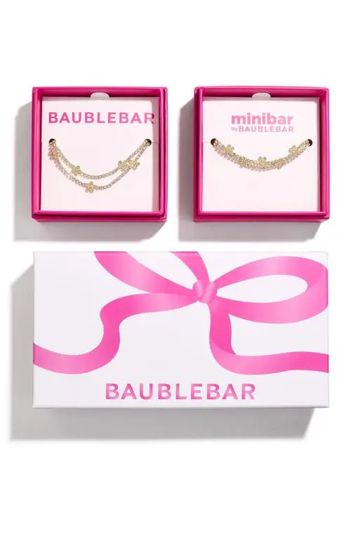 Baublebar Mama And Mini Flower Bracelet Set