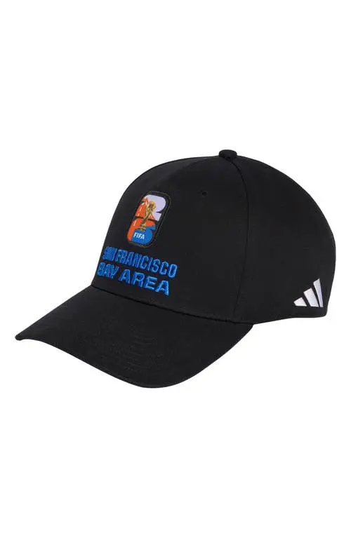 Adidas Fifa World Cup 2026 San Francisco Bay Area Ball Cap - Black/white