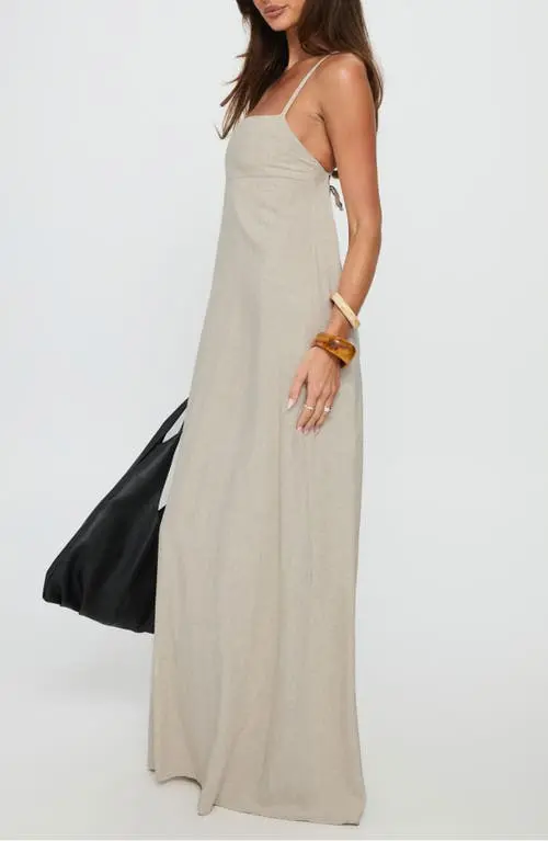 Princess Polly Solie Tie-back Maxi Dress