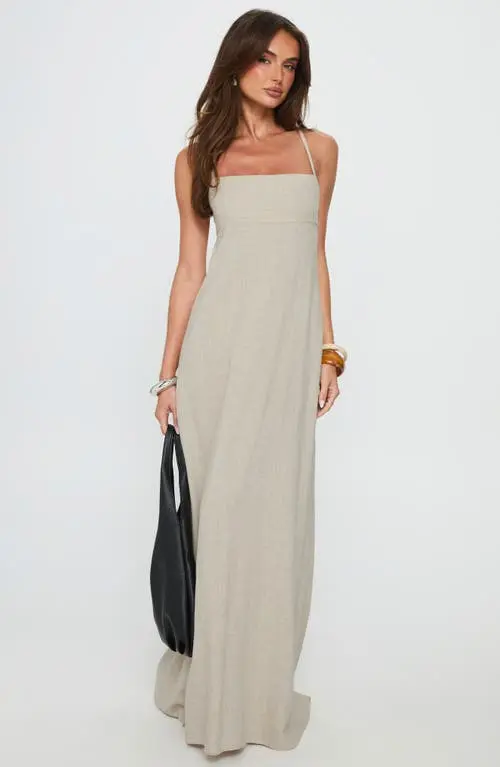 Princess Polly Solie Tie-back Maxi Dress