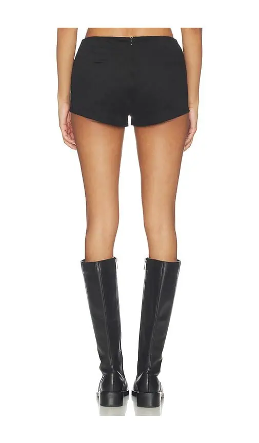 Superdown Faux Suede Lace-up Shorts