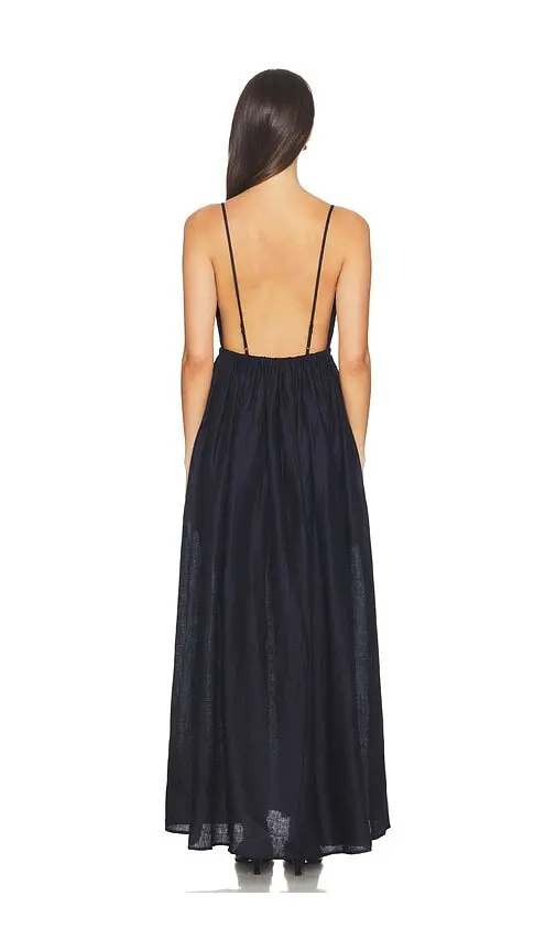 Susana Monaco Linen Empire Waist Dress