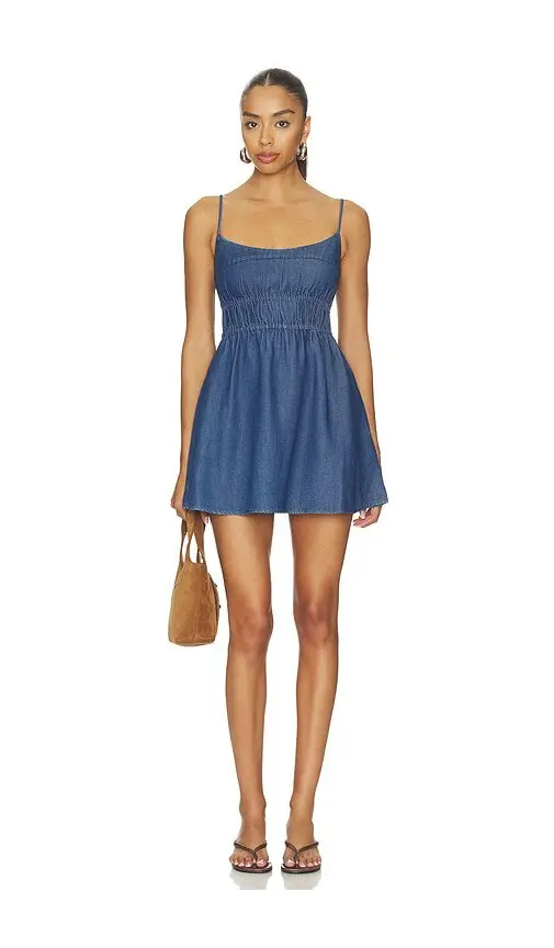LOVERS AND FRIENDS Juni Mini Dress - Blue