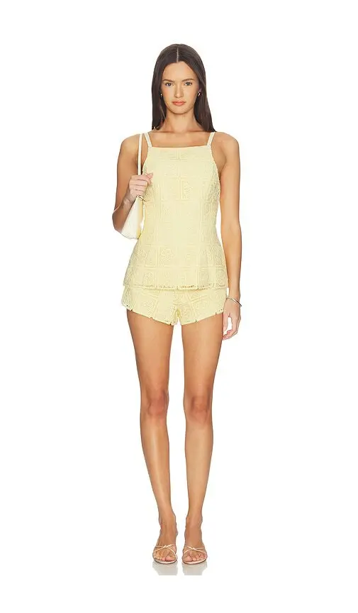 Amanda Uprichard X Revolve Alaska Lace Top