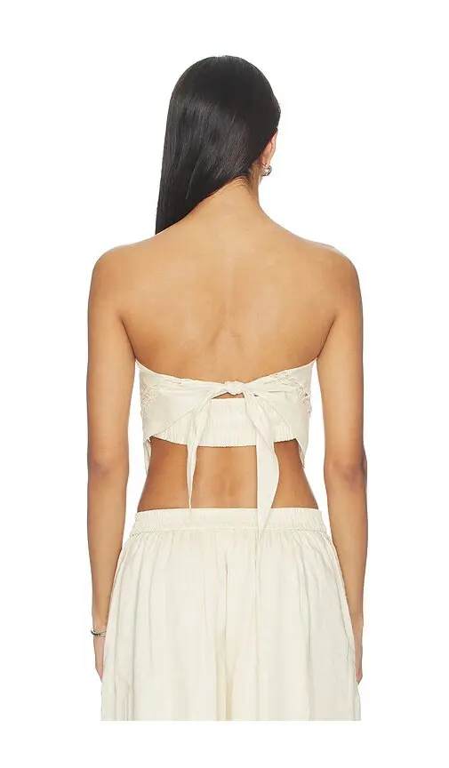 Simkhai Lahni Linen Lace Top