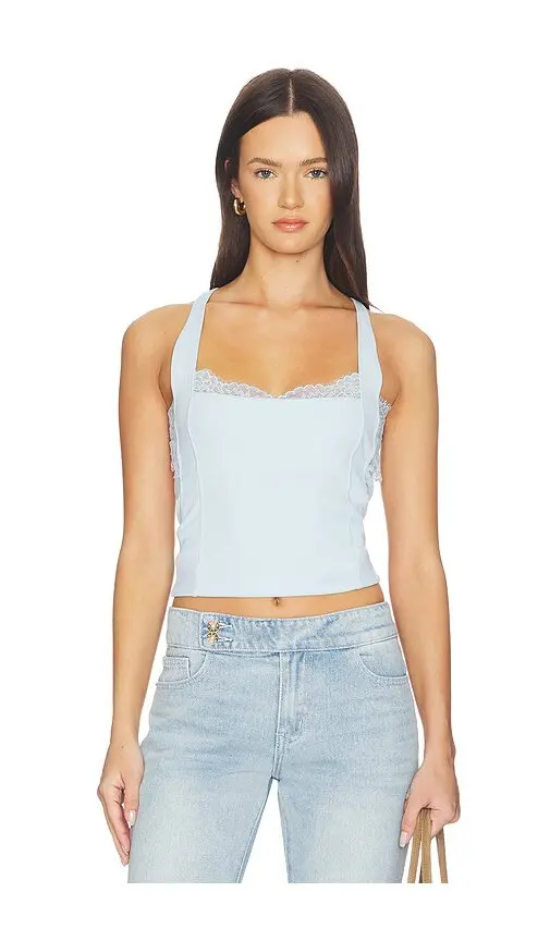 Free People Looking Good Cami - Baby Blue