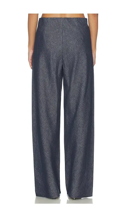 Vince Chambray Bias Pant - Navy