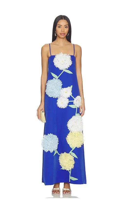 ELLIATT Buttercup Embellished Maxi Dress - Royal