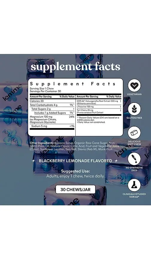 LEMME Relax Magnesium Soft Chews