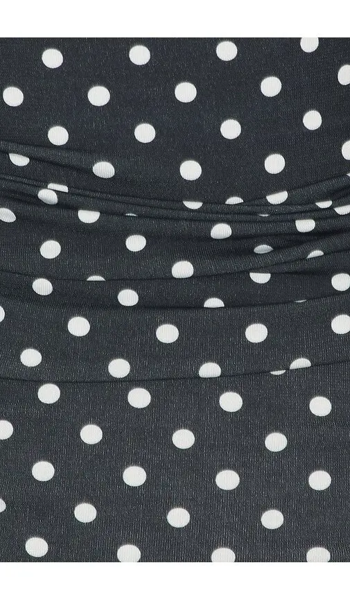 Miaou Halterneck Polka Dot Dress