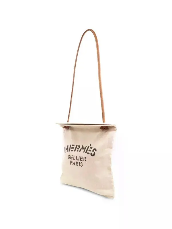 Hermès Canvas Shoulder Bag