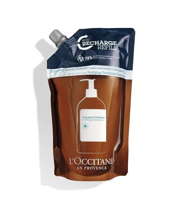 L'OCCITANE Purifying Freshness Shampoo Refill 16.90 Fl Oz - No Color