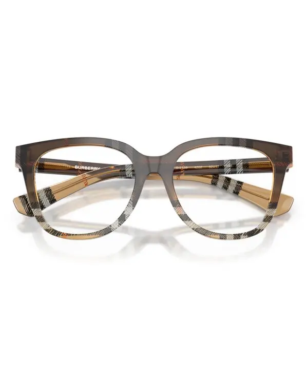 Burberry Panthos Eyeglasses - Check Sand