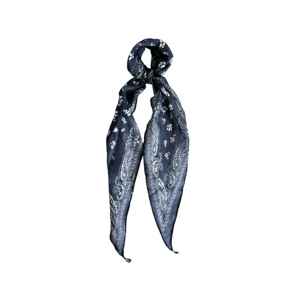HEADBANDS OF HOPE Paisley Ponytail Hair Scarf - Blue