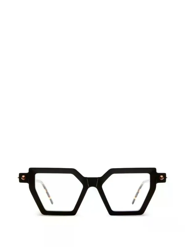 KUBORAUM Geometric Frame Eyeglasses - Black