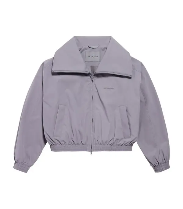 Balenciaga High-neck Track Jacket - Pink